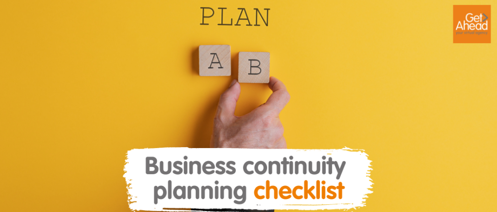 Business continuity planning checklist - Get Ahead VA