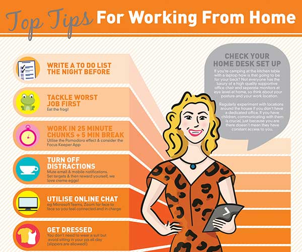 Top Tips for Working From Home - Get Ahead VA