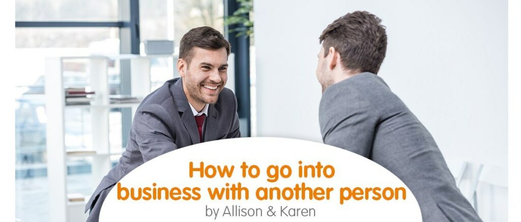 How to go into business with another person - Get Ahead VA